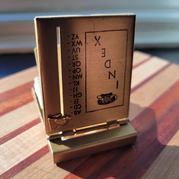 Other | Vintage Miniature Pop Up Address Book Phone Directory Index ...